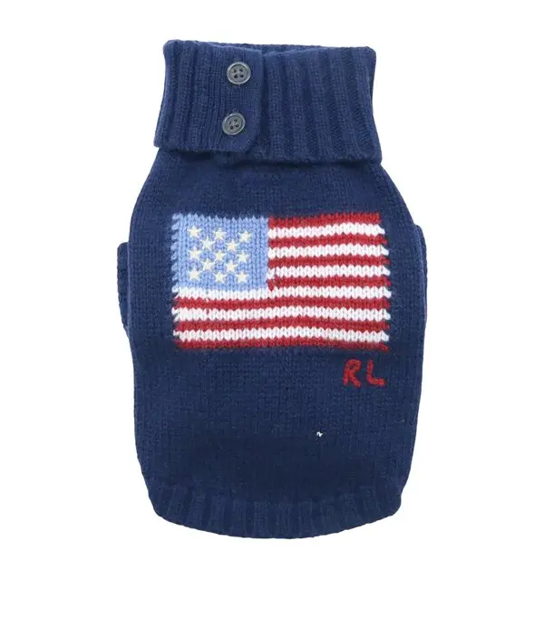 Ralph Lauren Wool-cashmere Flag Dog Sweater