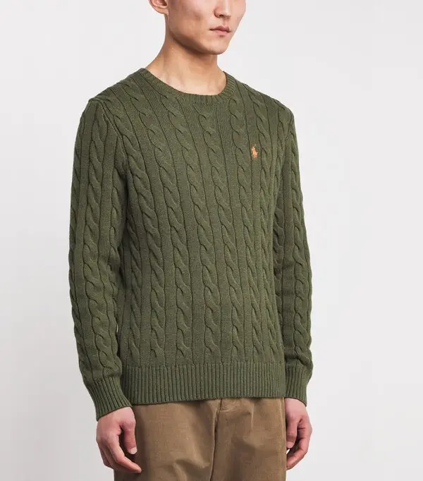 Polo Ralph Lauren Cotton Cable-knit Sweater - Green