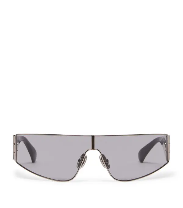Max Mara Metal Shield Sunglasses - Black