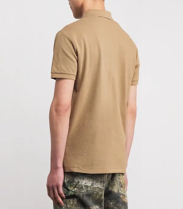Polo Ralph Lauren Cotton Mesh Custom-fit Polo Shirt - Beige
