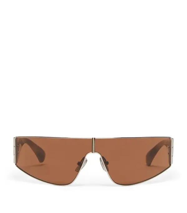 Max Mara Metal Shield Sunglasses - Brown