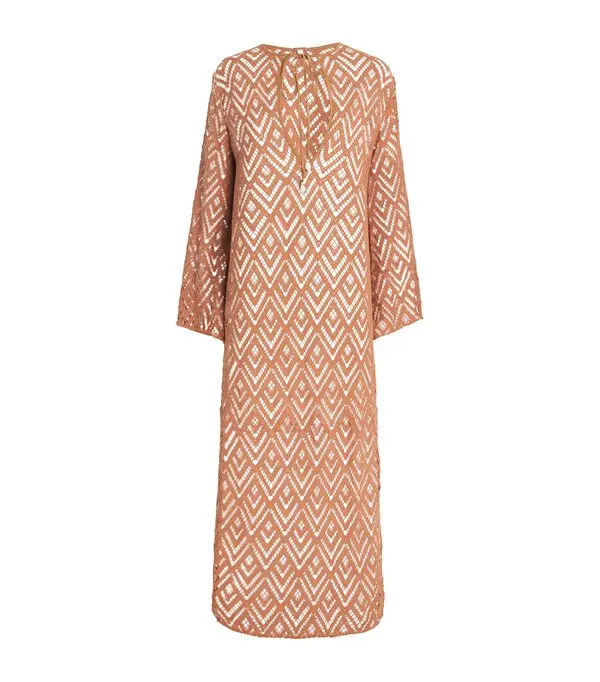 Johanna Ortiz Savannah Maxi Dress - Nude