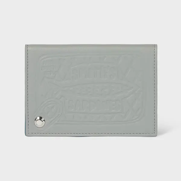 Paul Smith Grey Leather 'sardines' Card Holder - Multicolour
