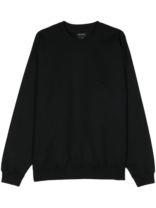 Y3 Logo Cotton Sweatshirt