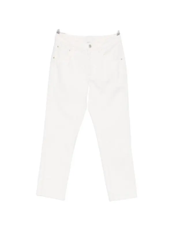 Brunello Cucinelli Cotton Trousers - White