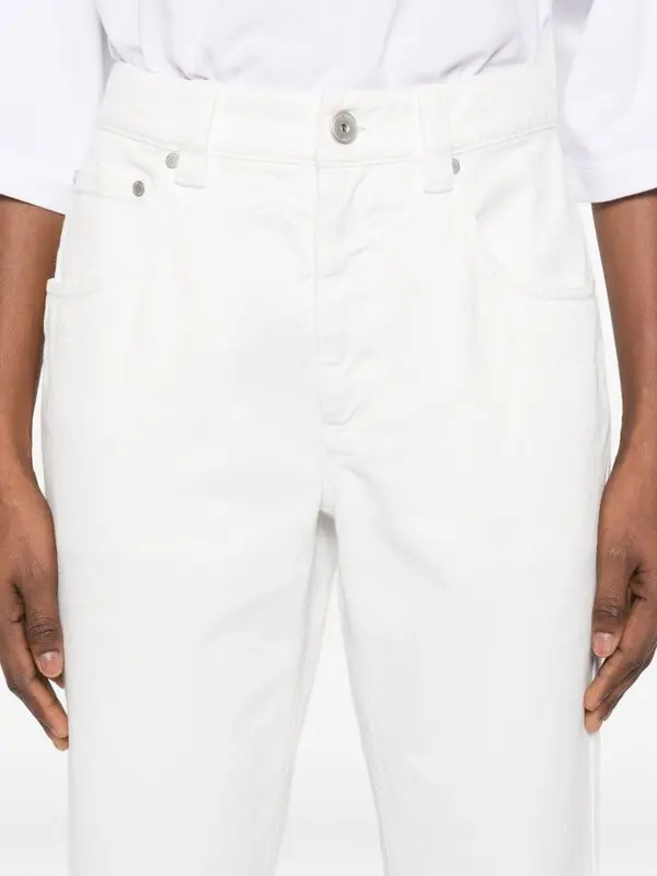 Brunello Cucinelli Cotton Trousers - White