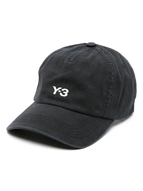 Y3 Logo Baseball Cap - Black