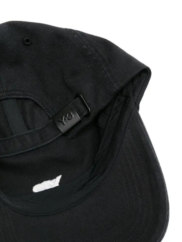 Y3 Logo Baseball Cap - Black
