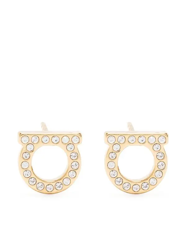 FERRAGAMO Gancini Earrings - Gold