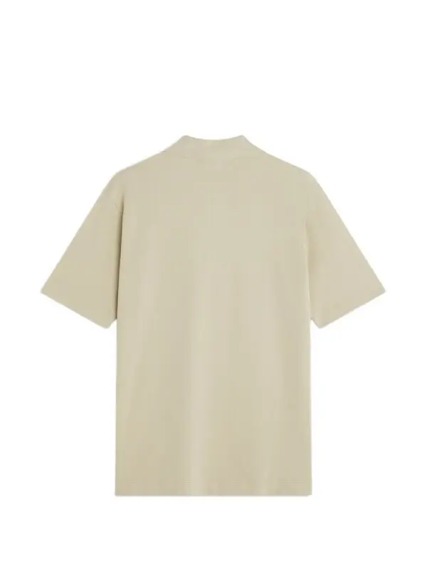 Maison Kitsuné Fox Head Cotton Polo Shirt - Beige