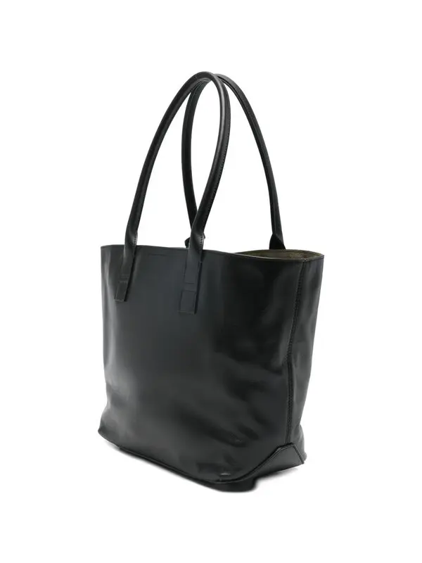 Hogan Leather Tote Bag - Black
