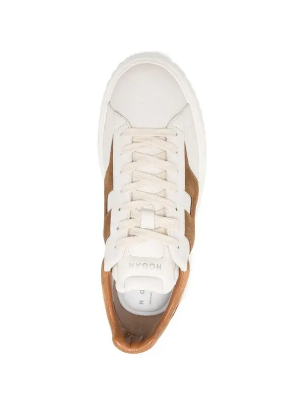 Hogan H-stripes Leather Sneakers