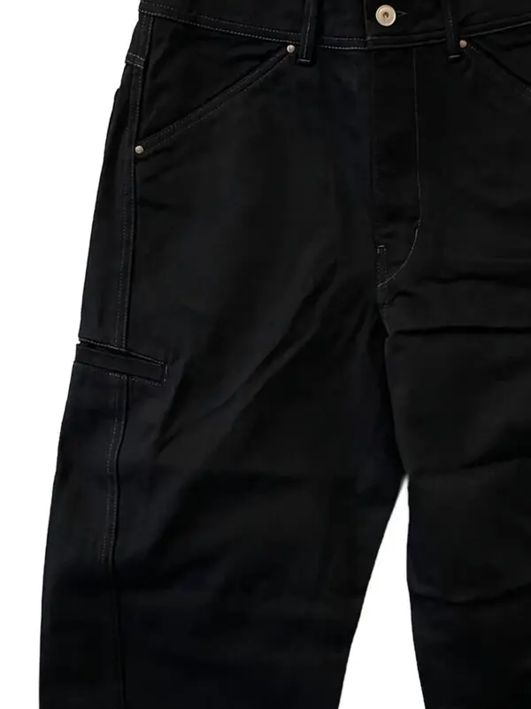 LEMAIRE Twisted Cotton Trousers - Black