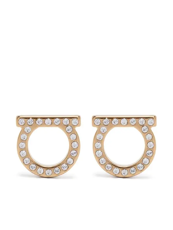 FERRAGAMO Gancini Earrings - Gold