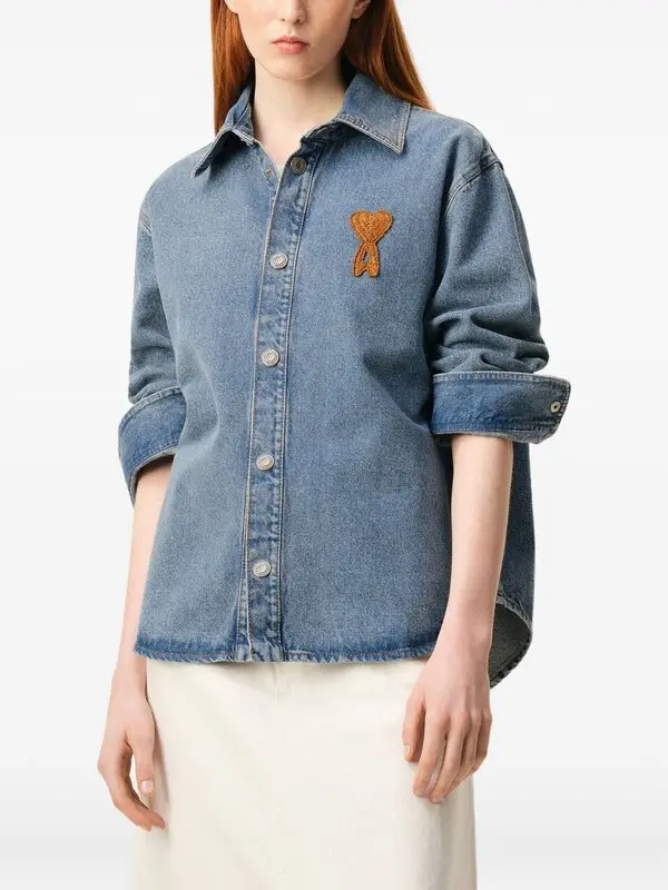 Ami De Coeur Denim Shirt - Blue