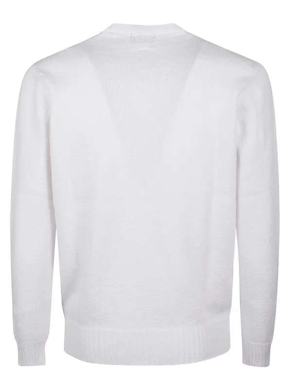 DRUMOHR Crew Neck Sweater - White