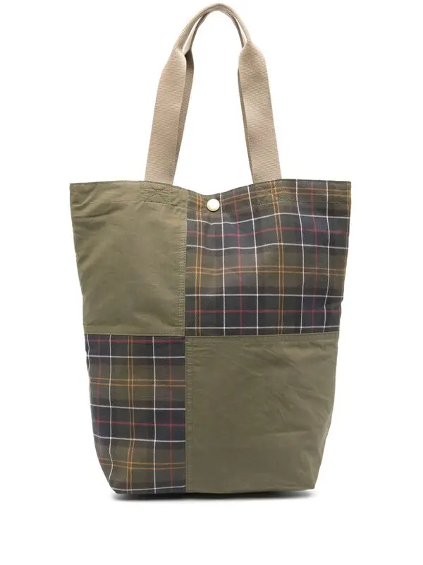 Barbour Patchwork Transport Shoulder Bag - Green