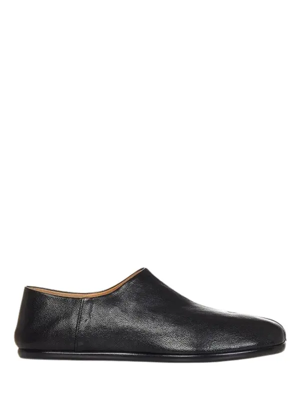 MAISON MARGIELA Tabi Leather Slippers - Black