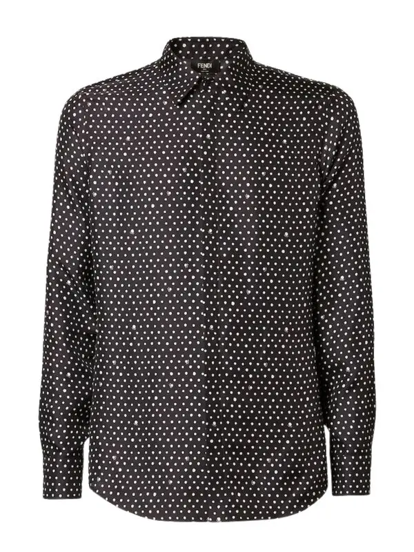 Fendi Printed Silk Shirt