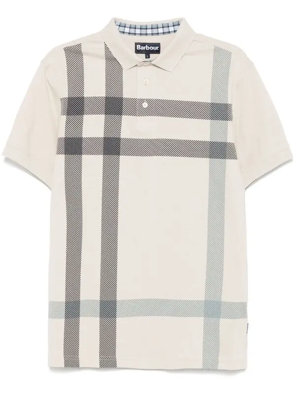 Barbour Blaine Plaid Polo - Beige