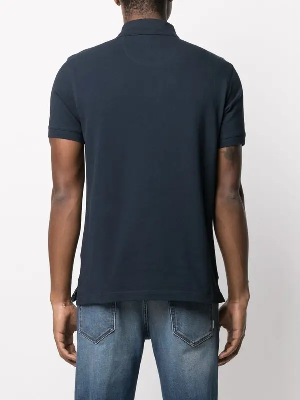 Barbour Tartan Pique Polo - Blue