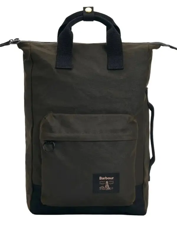 Barbour Field Wax Backpack - Green