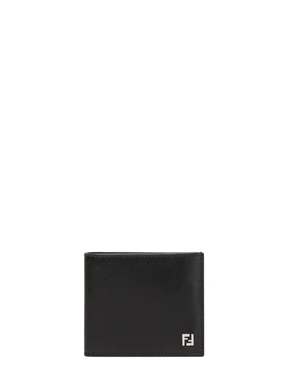 Fendi Squared Ff Card Holder - Black