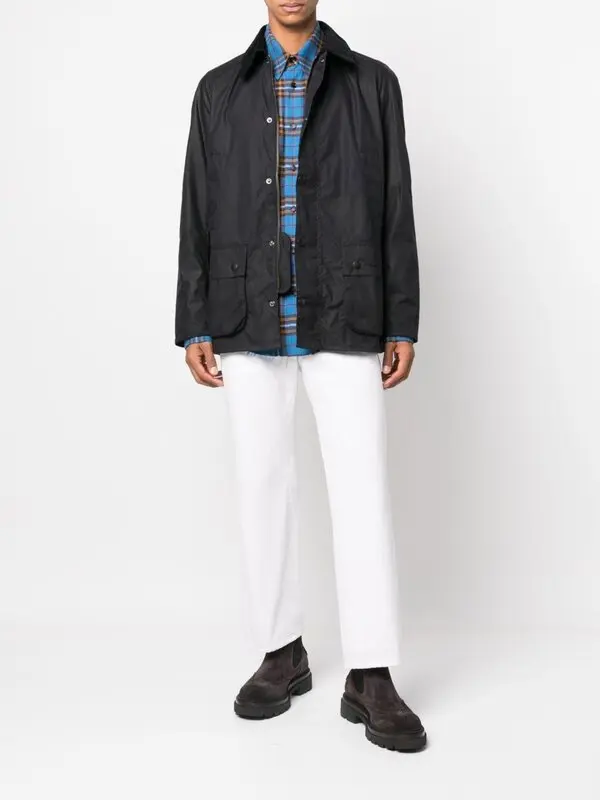 Barbour Ashby Wax Jacket - Blue