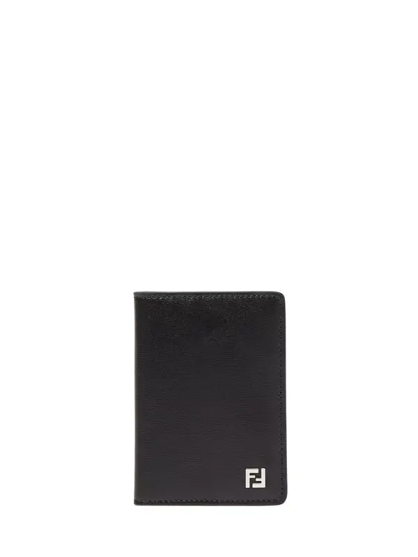 Fendi Squared Ff Card Holder - Black