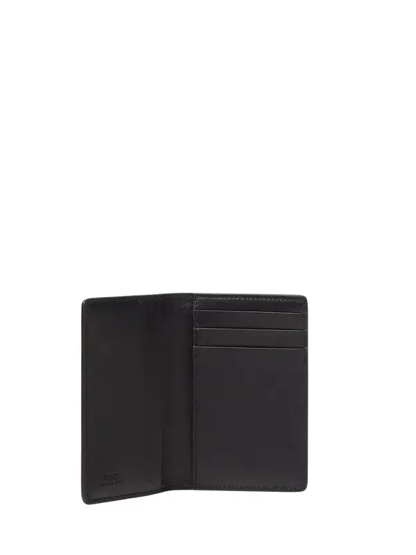 Fendi Squared Ff Card Holder - Black