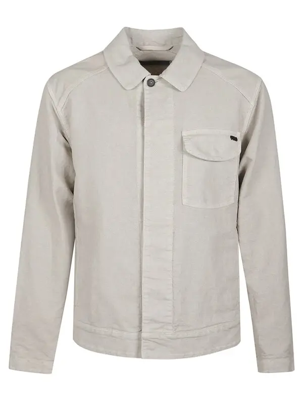MASSIMO OSTI STUDIO Jacket With Pocket - Beige