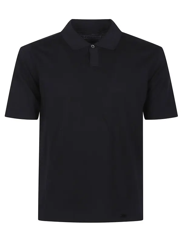 MASSIMO OSTI STUDIO Short-sleeved Polo Shirt - Blue
