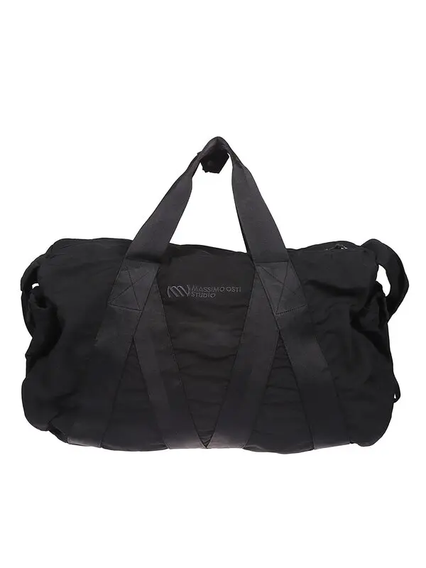 MASSIMO OSTI STUDIO Duffel Bag With Logo - Black