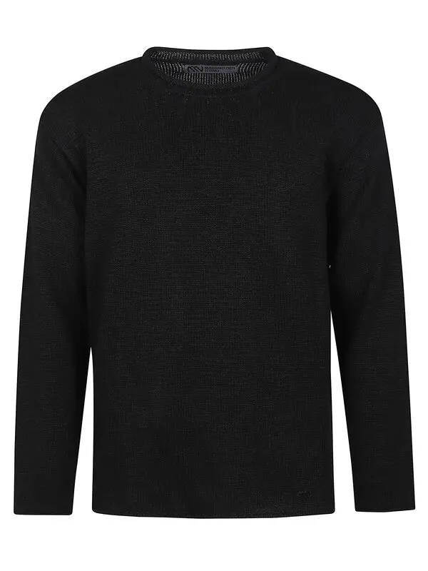 MASSIMO OSTI STUDIO Crew Neck Sweater - Black