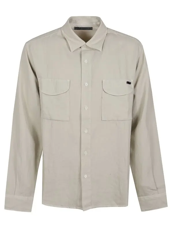 MASSIMO OSTI STUDIO Logo Shirt - Beige
