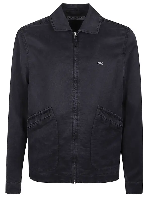 MASSIMO OSTI STUDIO Zip-up Jacket - Blue