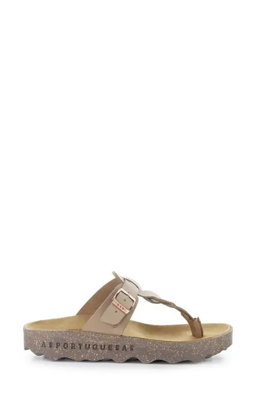 Fly London Cardigen Flip Flop - Sand