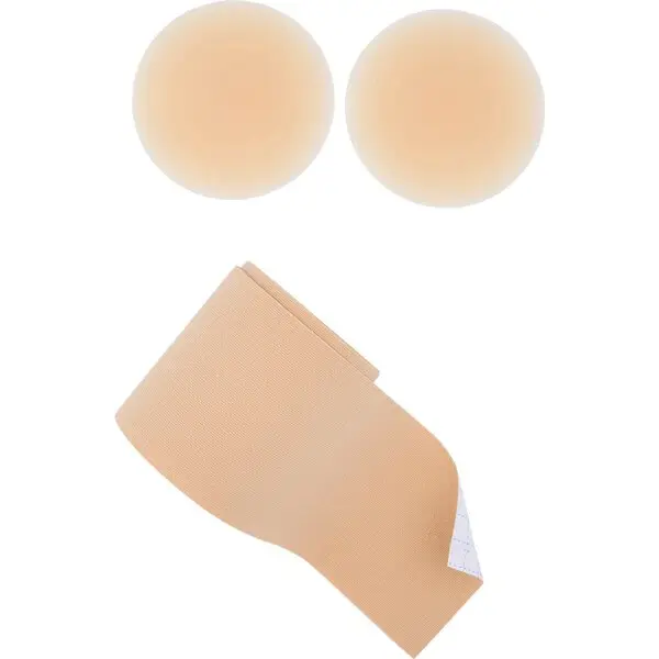 BLOO Shape Tape Rounds Waterproof Silicone Nipple Covers & Body Sculpt Tape Kit - Light