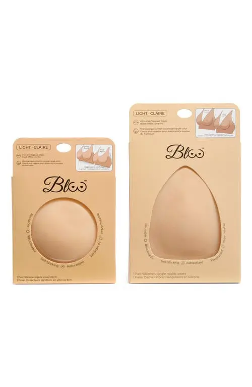 BLOO Perfect Pair Assorted 2-pack Round & Triangle Nipple Covers - Light