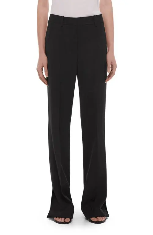 Helmut Lang Wool Gabardine Bootcut Trousers