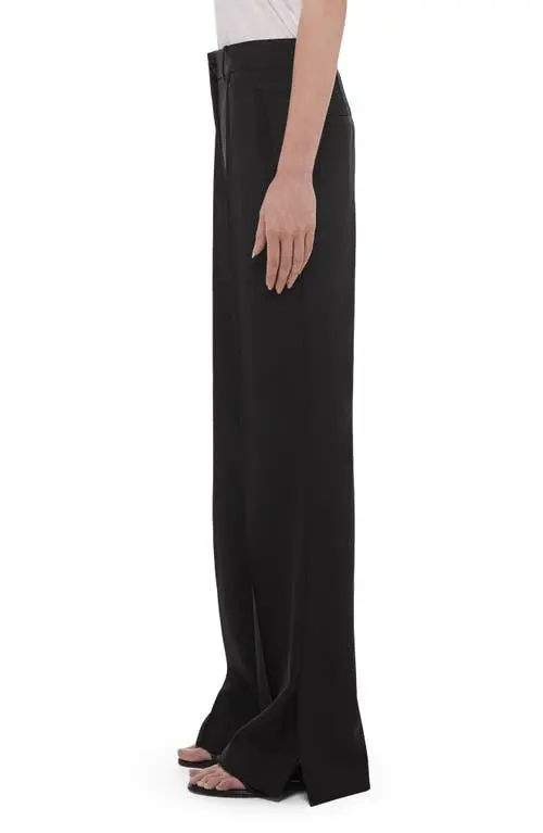 Helmut Lang Wool Gabardine Bootcut Trousers