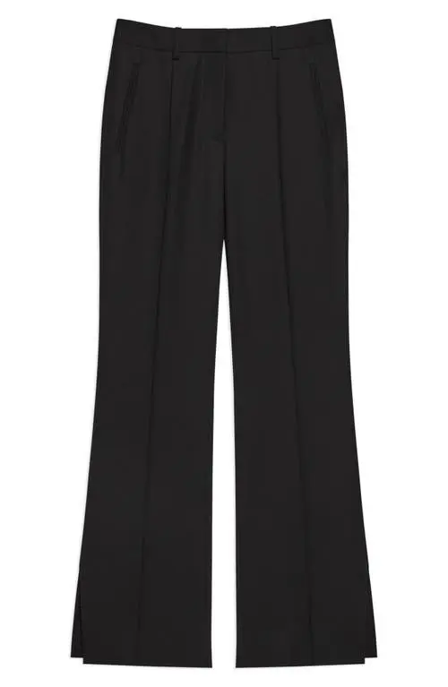 Helmut Lang Wool Gabardine Bootcut Trousers