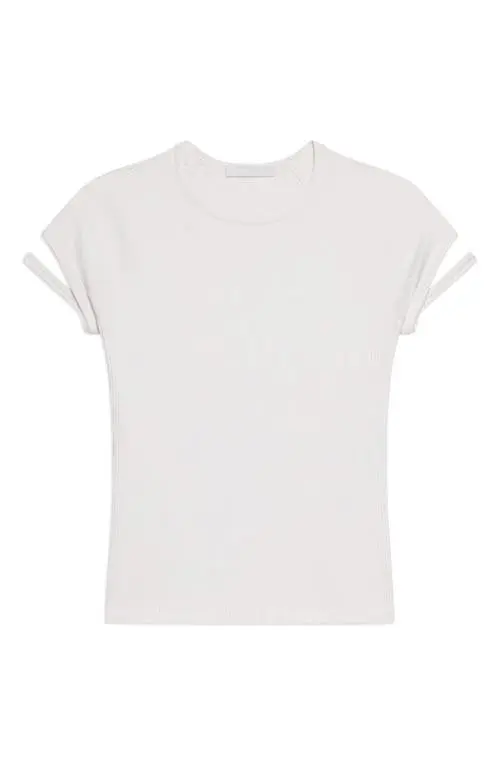 Helmut Lang Raglan Sleeve Rib T-shirt - Optic White