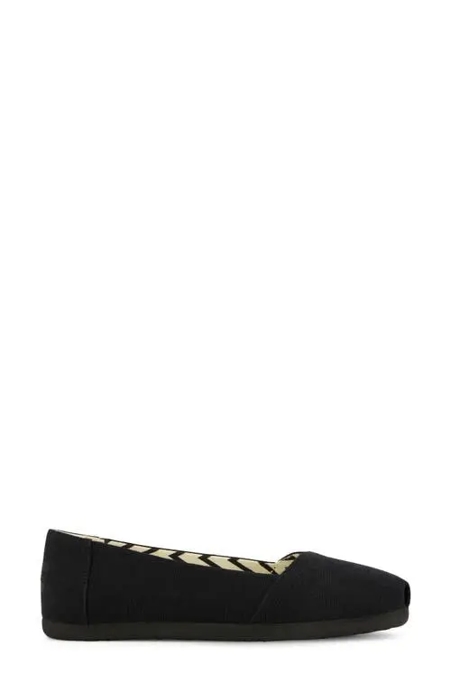 Toms Alpargata Ballet Flat - Black