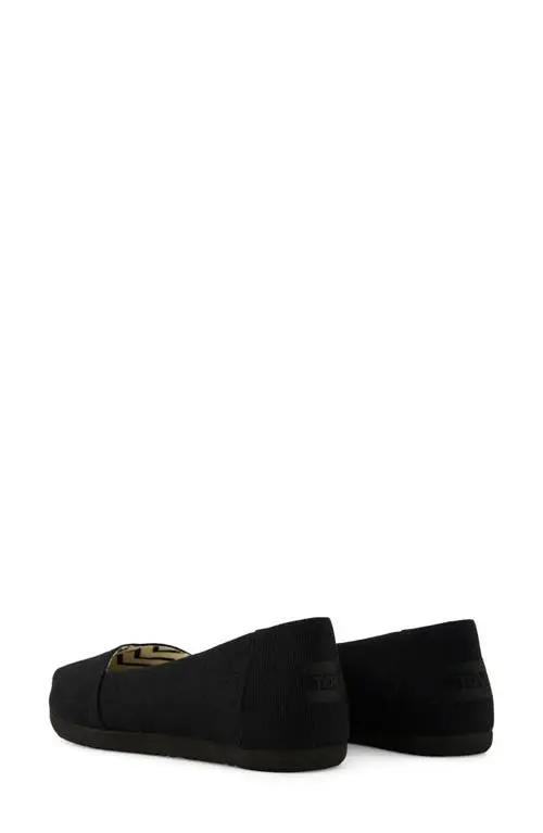 Toms Alpargata Ballet Flat - Black