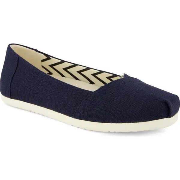 Toms Alpargata Ballet Flat - Navy