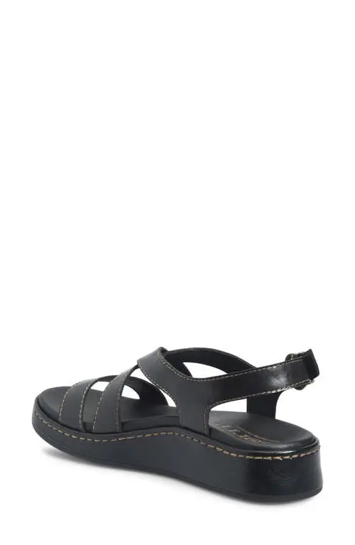BØRN Victoria Slingback Sandal - Black Leather