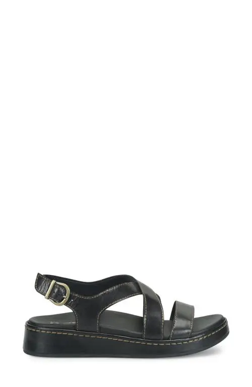 BØRN Victoria Slingback Sandal - Black Leather