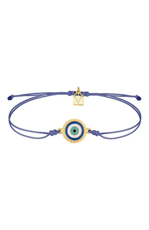 MANTRA Thread Of Protection Evil Eye Bracelet - Gold