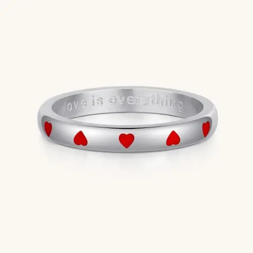 MANTRA Love Is Everything Ring - Silver